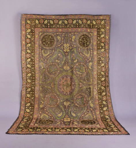 Syrian Embroidered Wall Hanging, Early 20th C