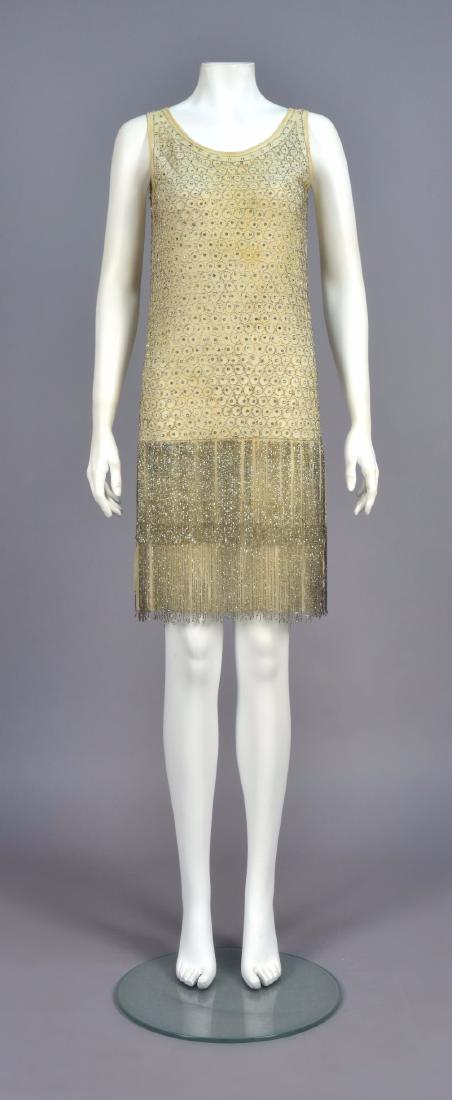 BEADED FLAPPER DRESS, 1920s