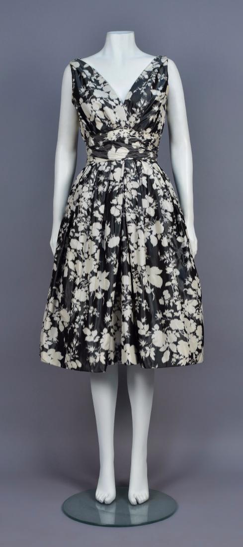 CHRISTIAN DIOR COUTURE PARTY DRESS, SPRING-SUMMER 1958.
