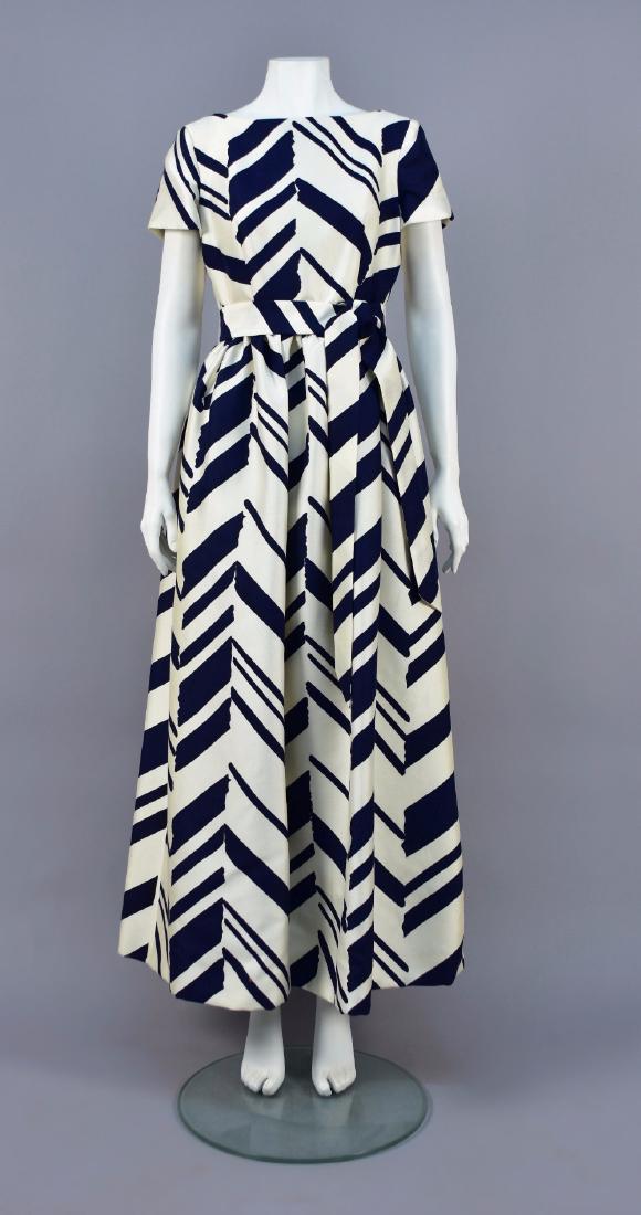 RICHARD TAM / JON MANDL PRINTED MAXI DRESS, 1970s
