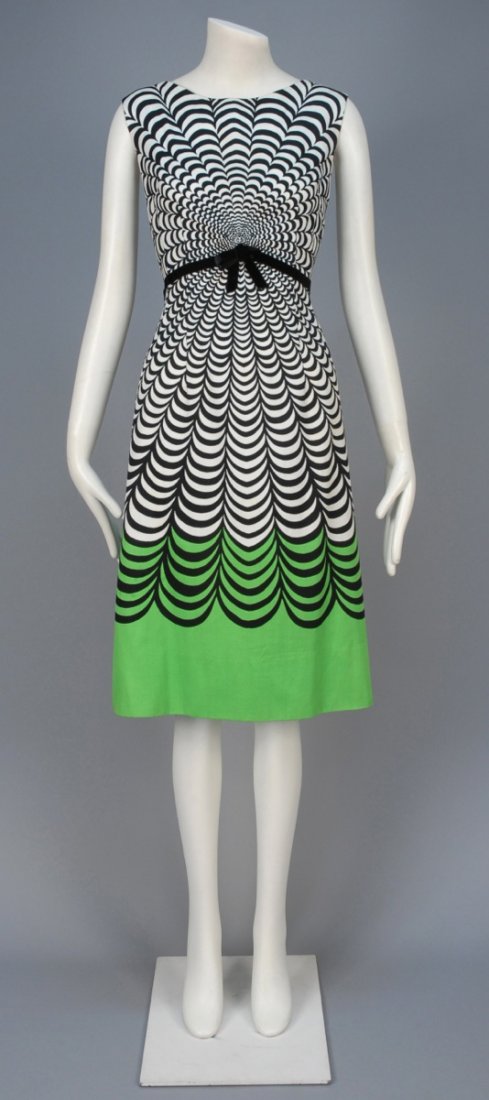 DAVID GOODSTEIN OP ART DAY DRESS, 1960s. - Nov 01, 2014 | Charles A ...