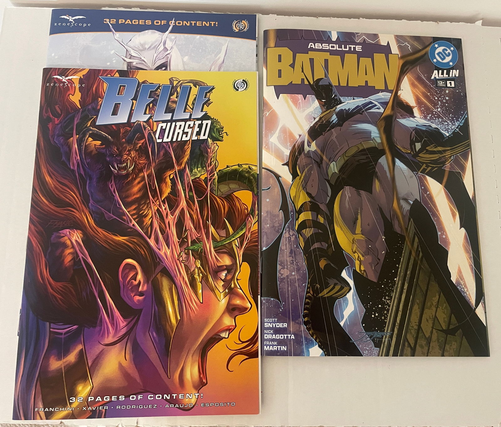 Absolute Batman #1 Comic Variant Cover + Belle Cursed & Deep Freeze Fanexpo - Aug 31, 2025 ...