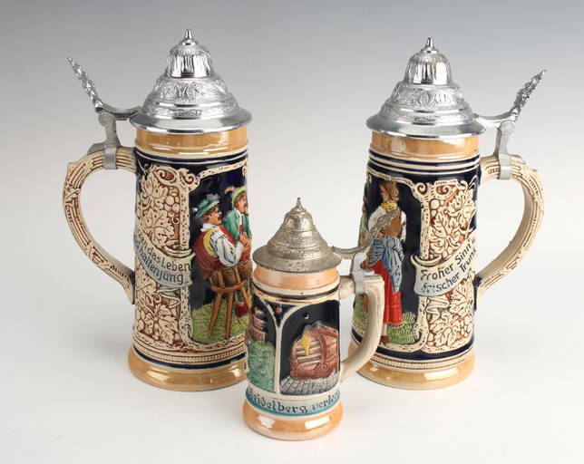 Three Beer Steins
