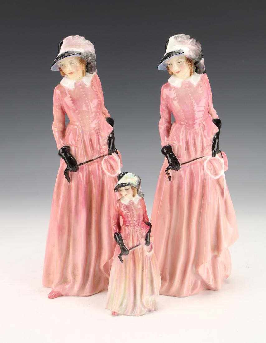 THREE ROYAL DOULTON "MAUREEN" FIGURINES