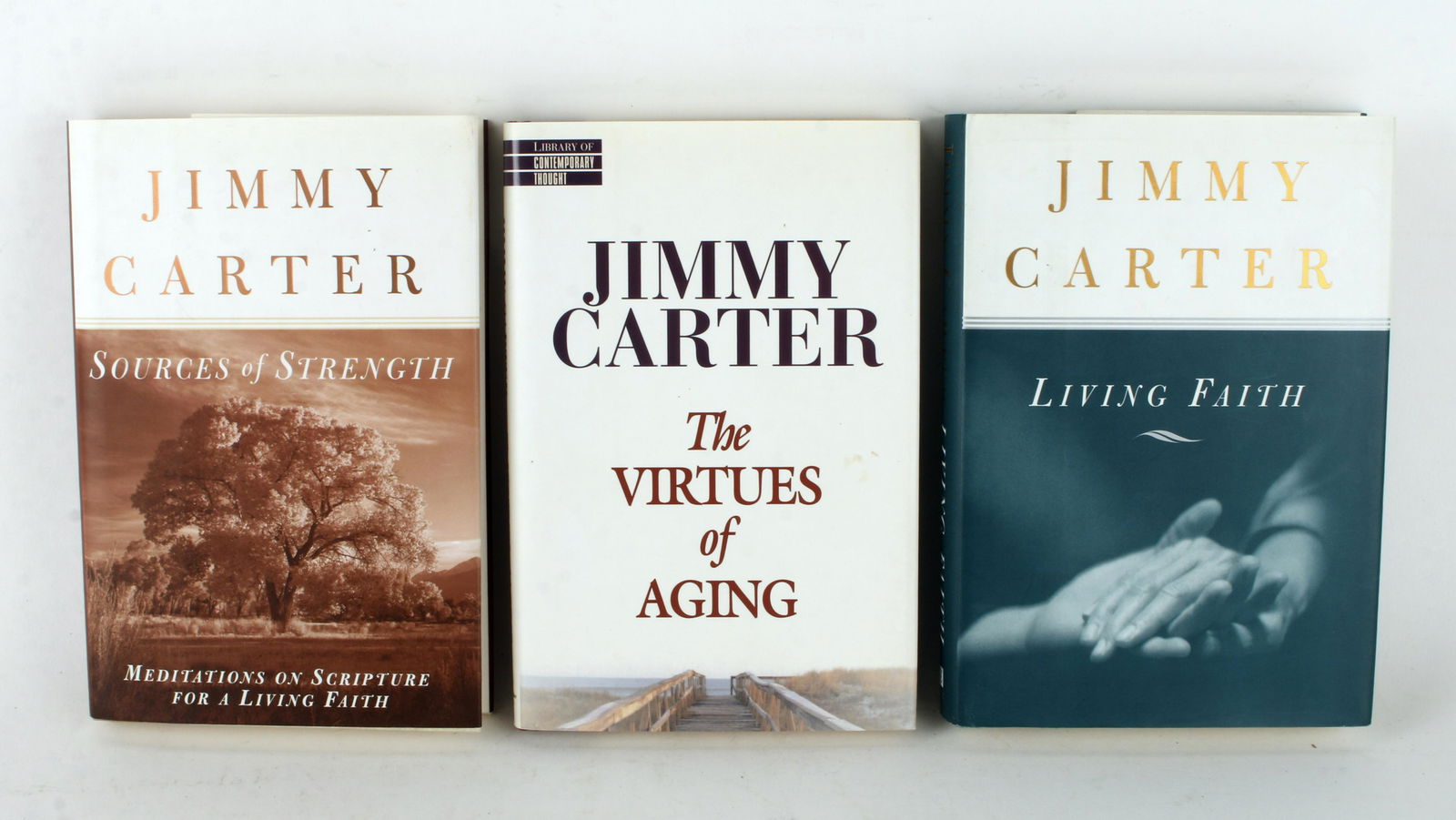 3 Signed Jimmy Carter Books