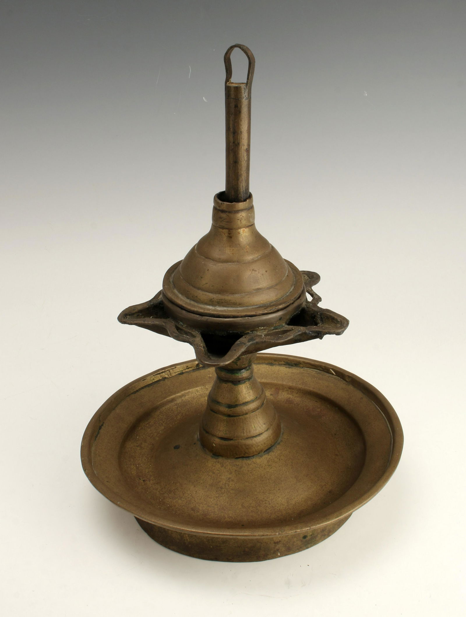 Judaica European Shabbat Sabbath Hanging Oil Lamp