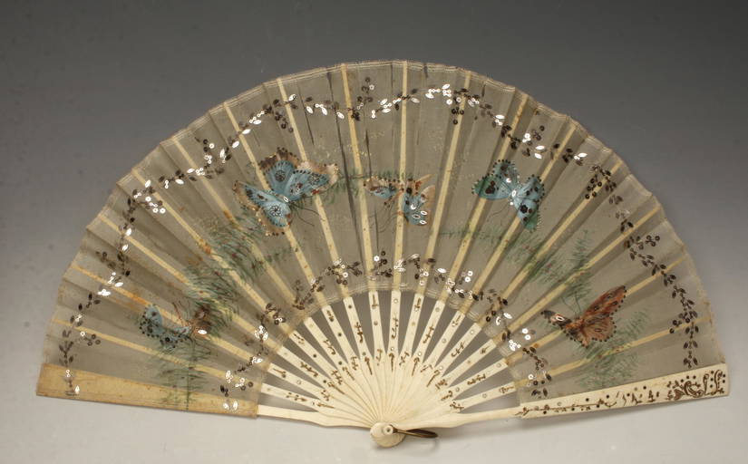 VICTORIAN SILK FAN WITH BUTTERFLIES & SEQUINS - Jun 26, 2021 | Converse ...