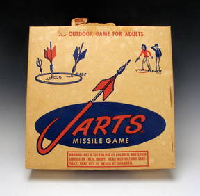 Vintage Jarts Lawn Darts Game
