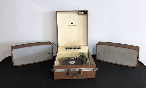 A Vintage Motorola Hi Fi Masterpiece Record Player, Ca.