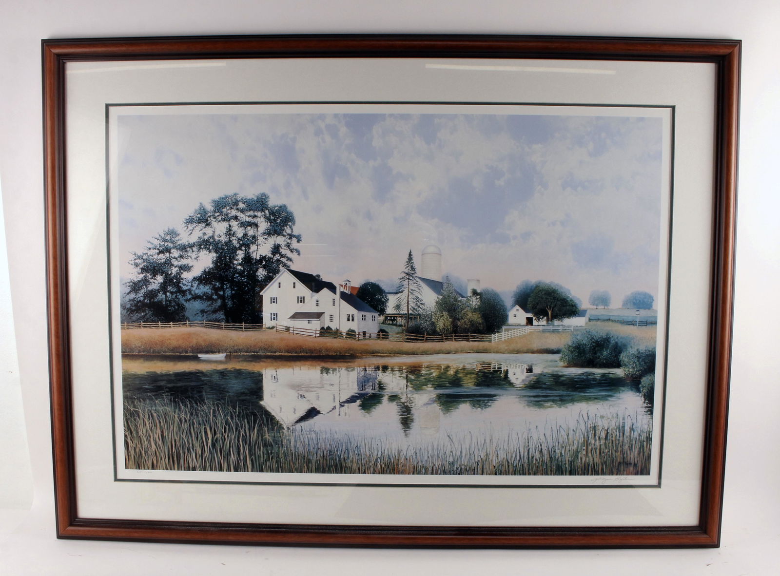 J. WAYNE BYSTROM S/N PRINT OF FARM ON A RIVER - Nov 14, 2021 | Converse ...