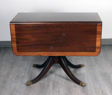 Drop Leaf Duncan Phyfe Mahogany Coffee Table