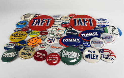 Vintage Collection Political Campaign Buttons Pins