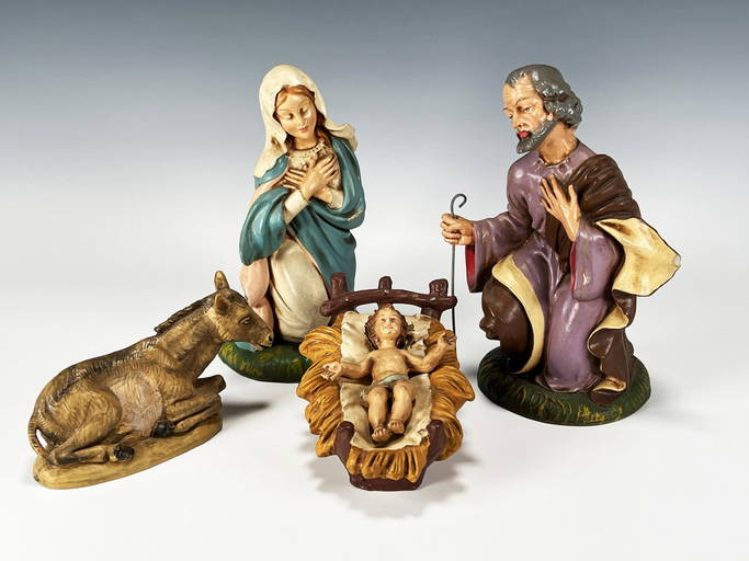 Vintage Italian Nativity Figures