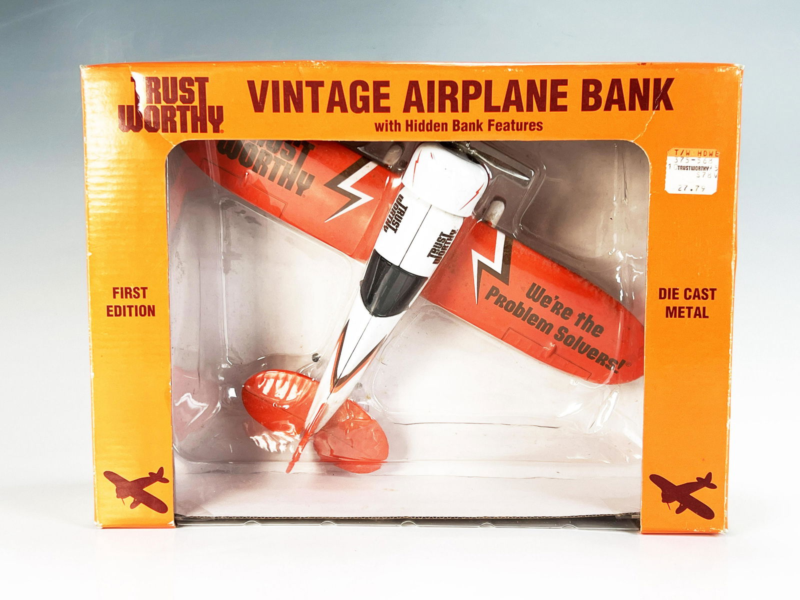 Vintage Airplane Bank In Box First Edition