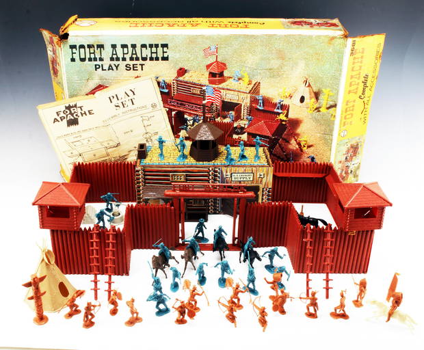 Vintage Marx Toys Fort Apache Playset