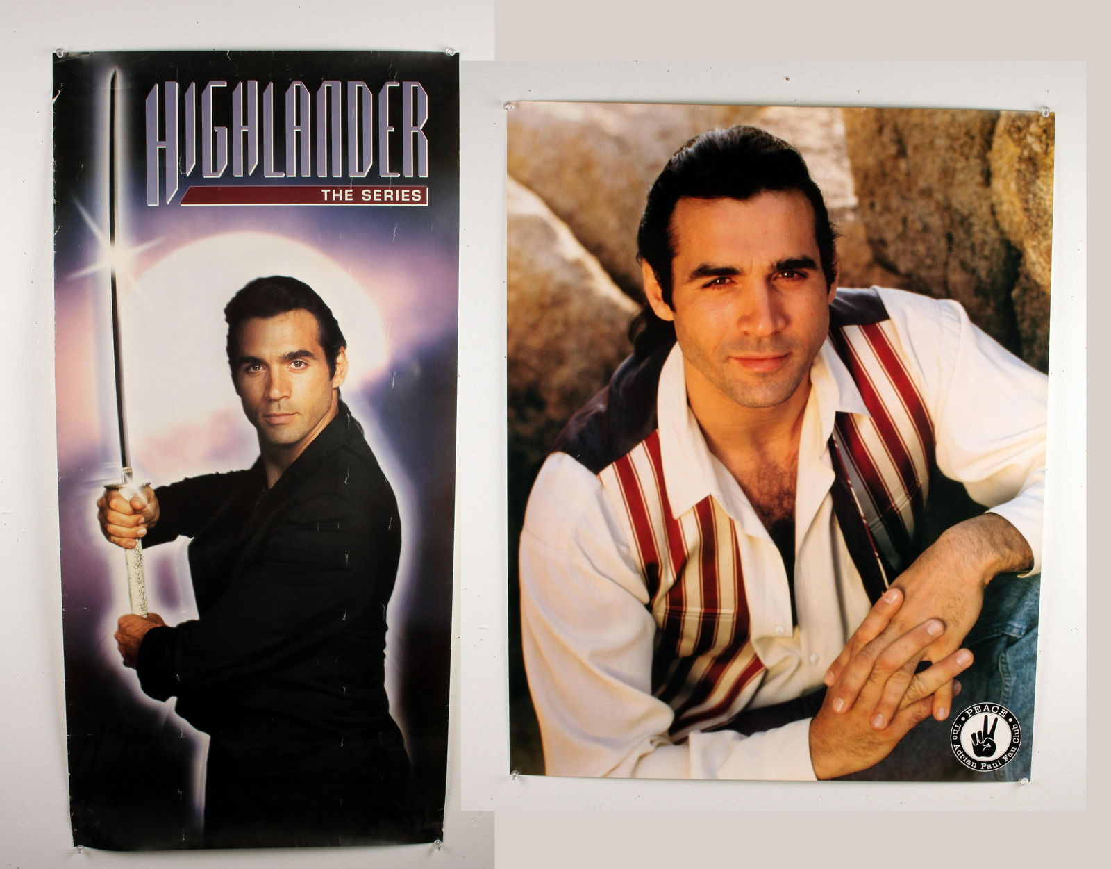 TWO ADRIAN PAUL HIGHLANDER TV SERIES POSTERS - Oct 12, 2022 | Converse ...