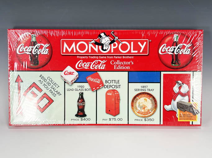 Monopoly Coca Cola Collectors Edition Game Sealed