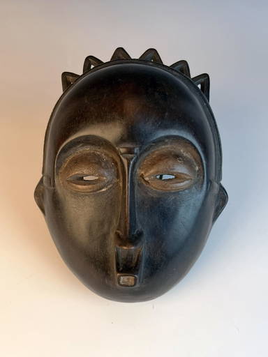 Baule Moon Mask From Ivory Coast West Africa