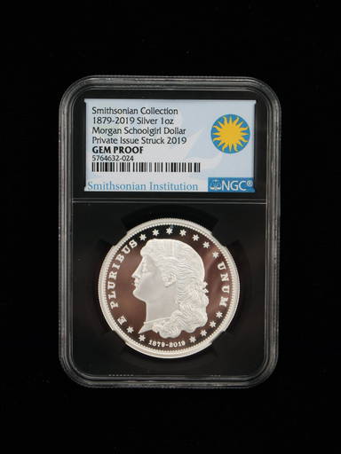 2019 Smithsonian 1879 Morgan Schoolgirl Dollar Gem Proof Ngc Coins