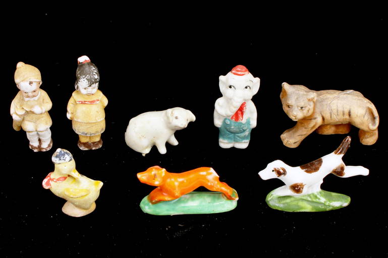 MINIATURE PORCELAIN ANIMALS TOYS FIGURINES JAPAN (#0501) on Dec 30 ...