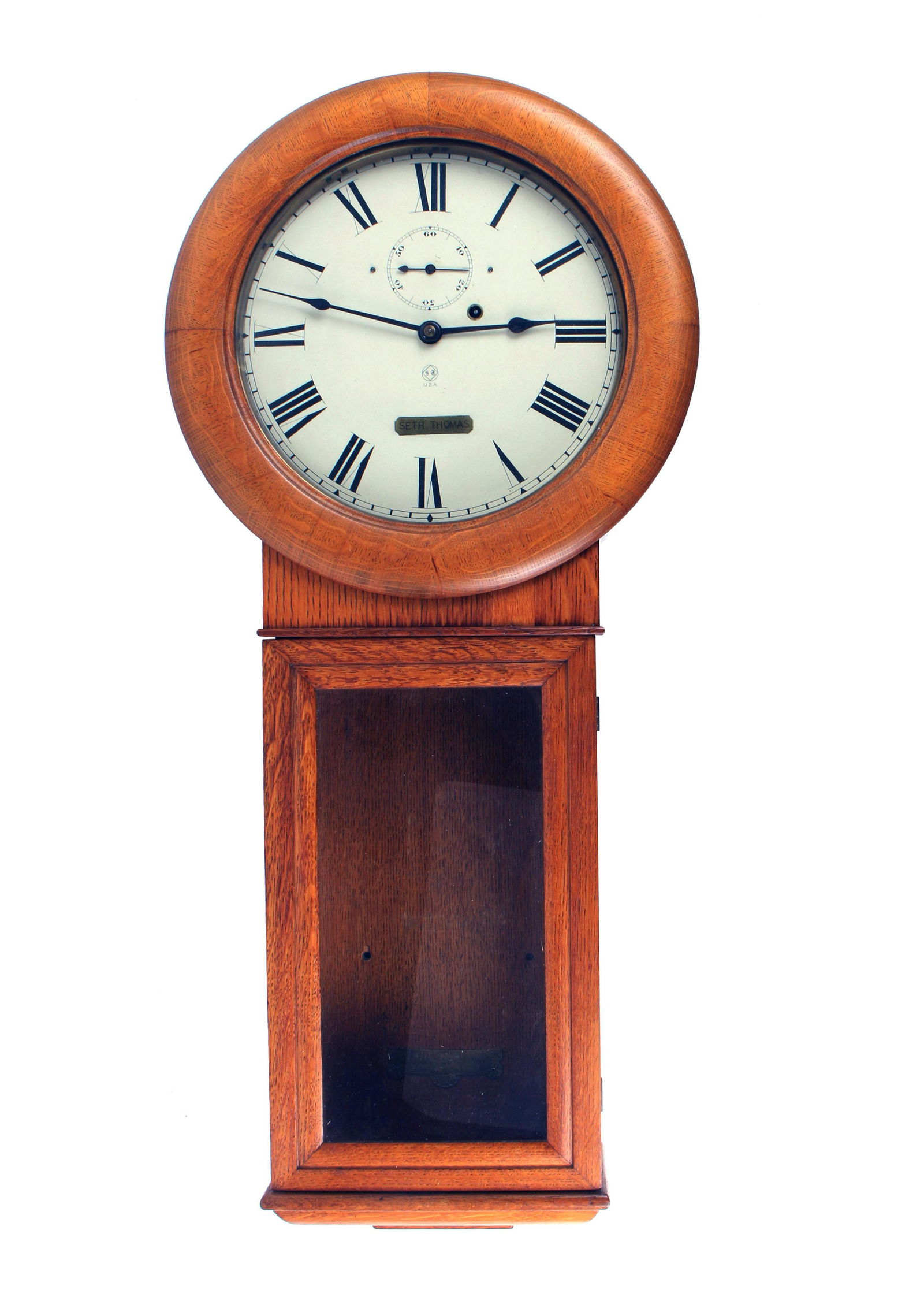 Seth Thomas Number 2 Regulator Wall Clock