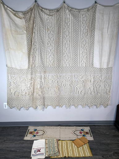 Intake Linens & Lace Curtain Panel