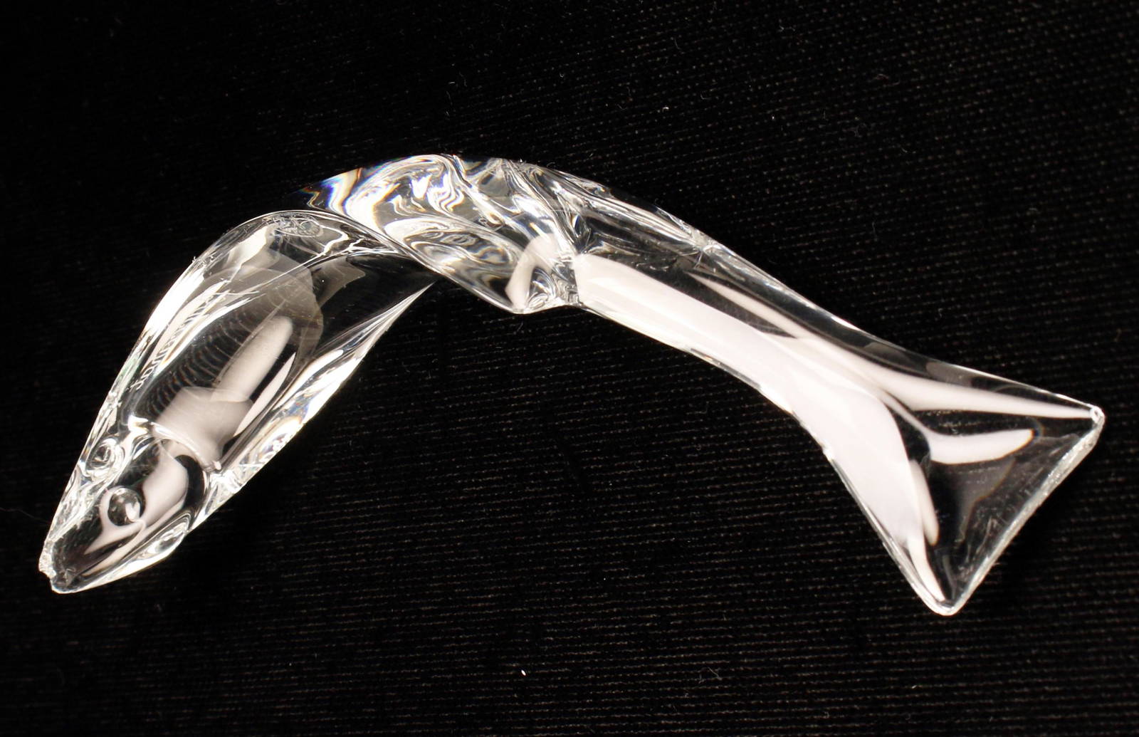Baccarat Crystal Eel Fish Auction