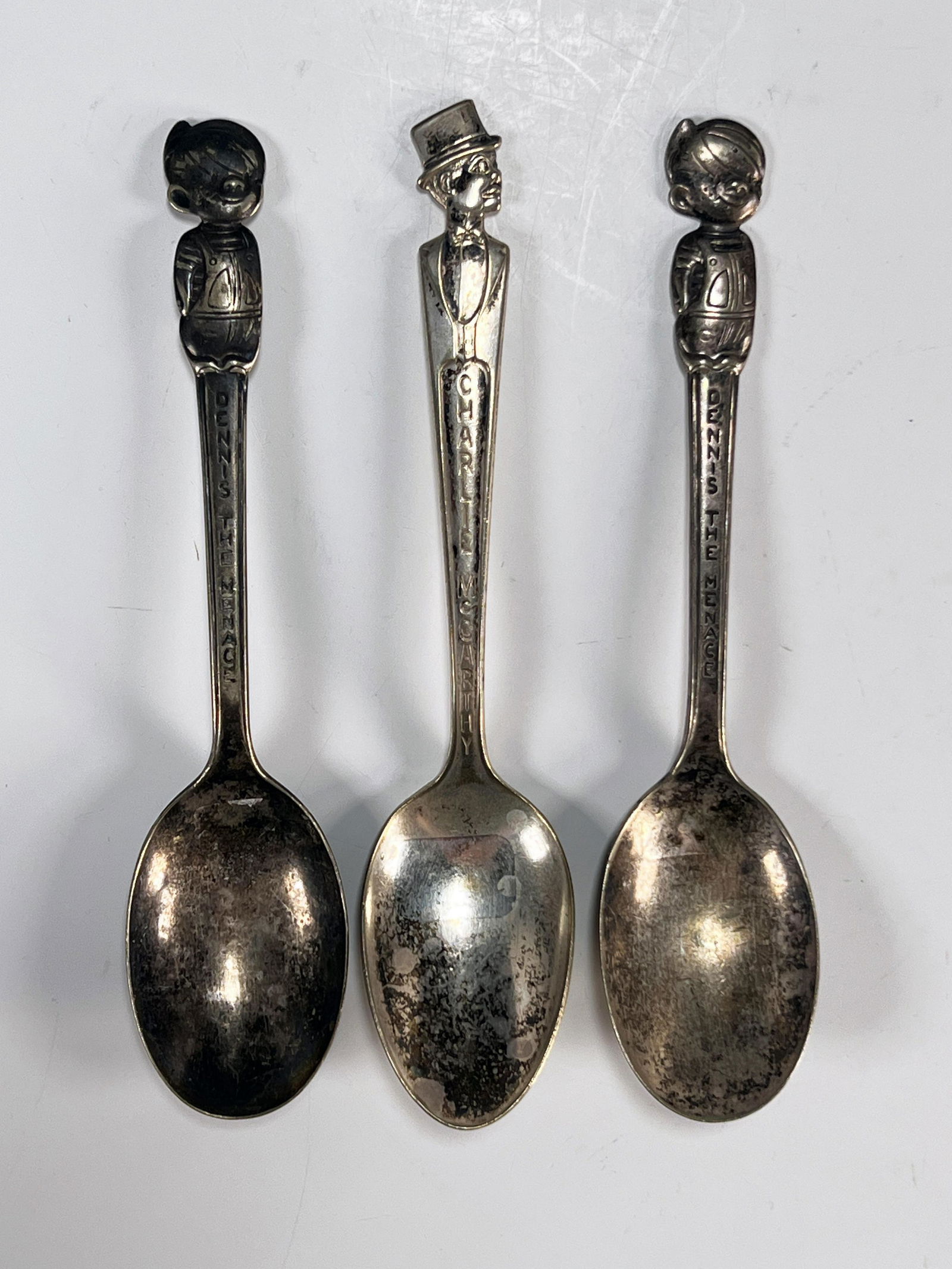 Dennis The Menace & Charlie Mccarthy Collectible Spoons