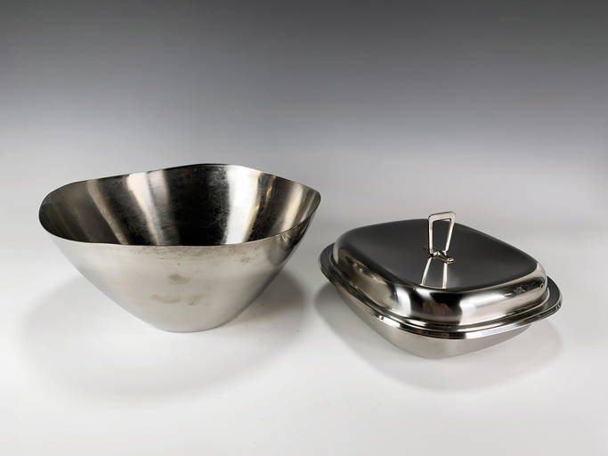 Oneida & Gense Sweden Mid Century Modern Stainless