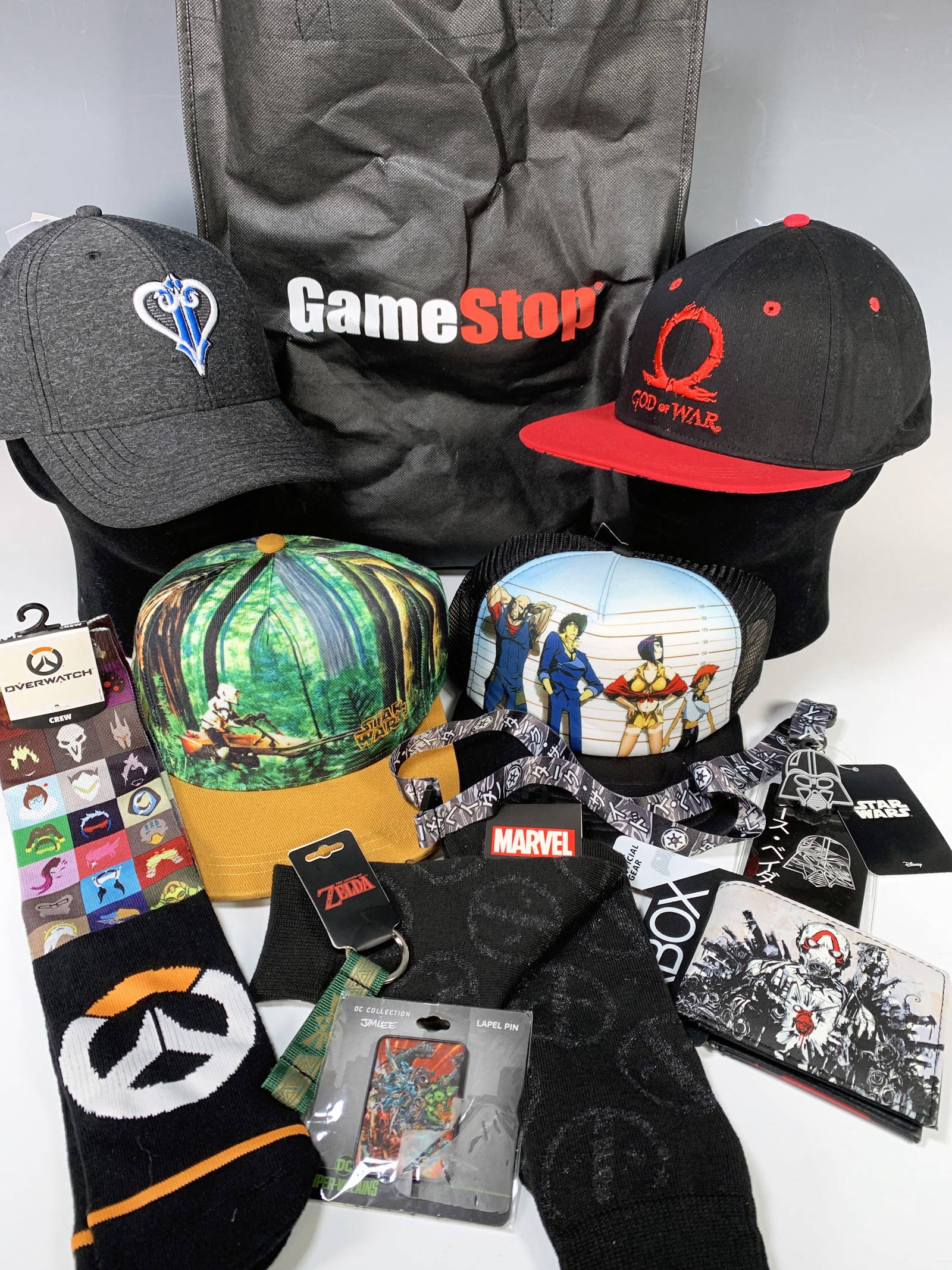 Grab Bag Loungefly Star Wars Disney Zelda Dc Marvel Cowboy Beebop Auction