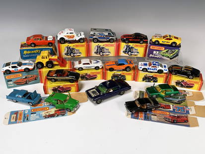Lot Of Matchbox Cars In Box 1970s - 1980s Auction