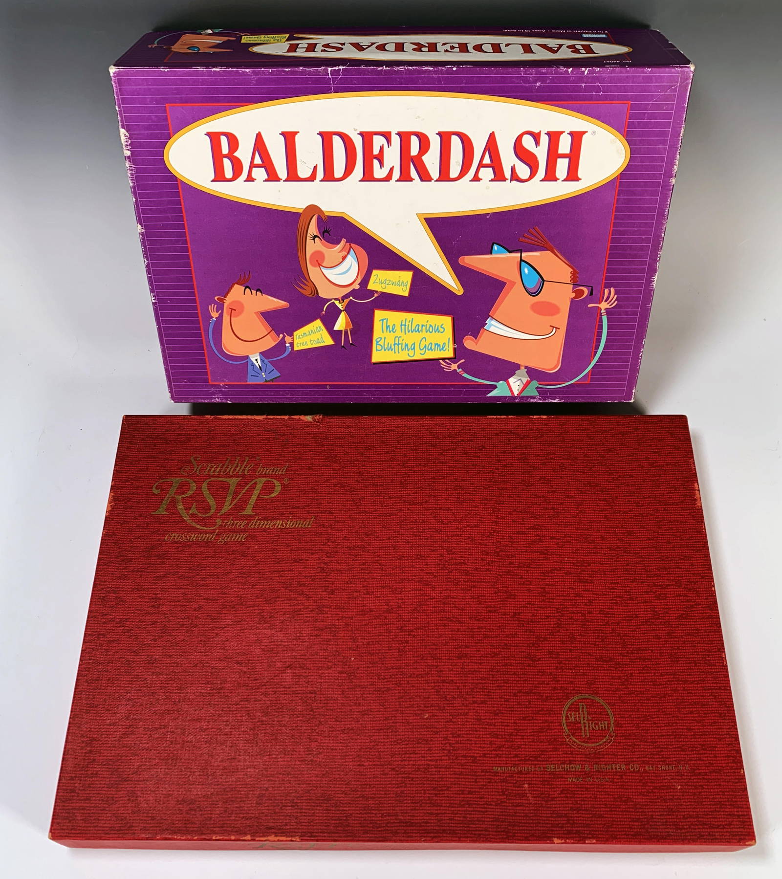 Word Board Games Balderdash & Rsvp Auction