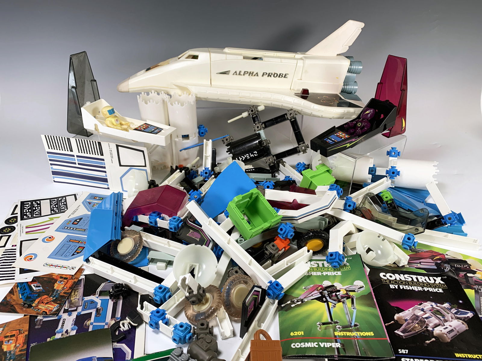 Fisher Price Vintage Alpha Probe With Pilot 1979