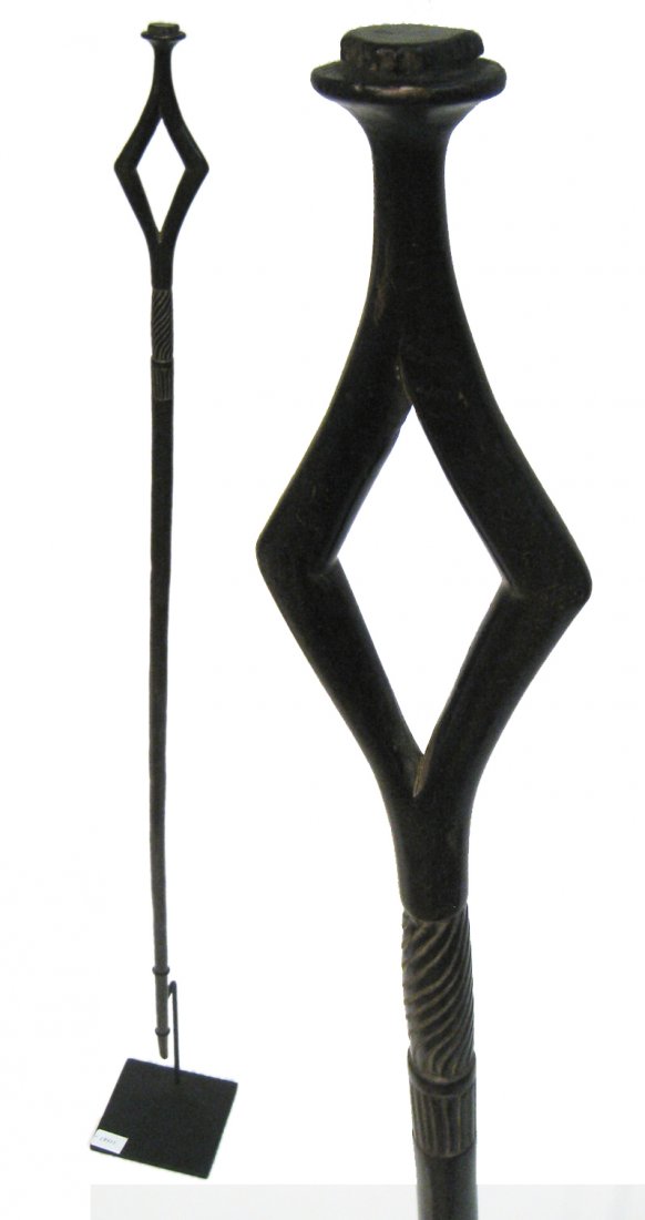 African Carved Staff