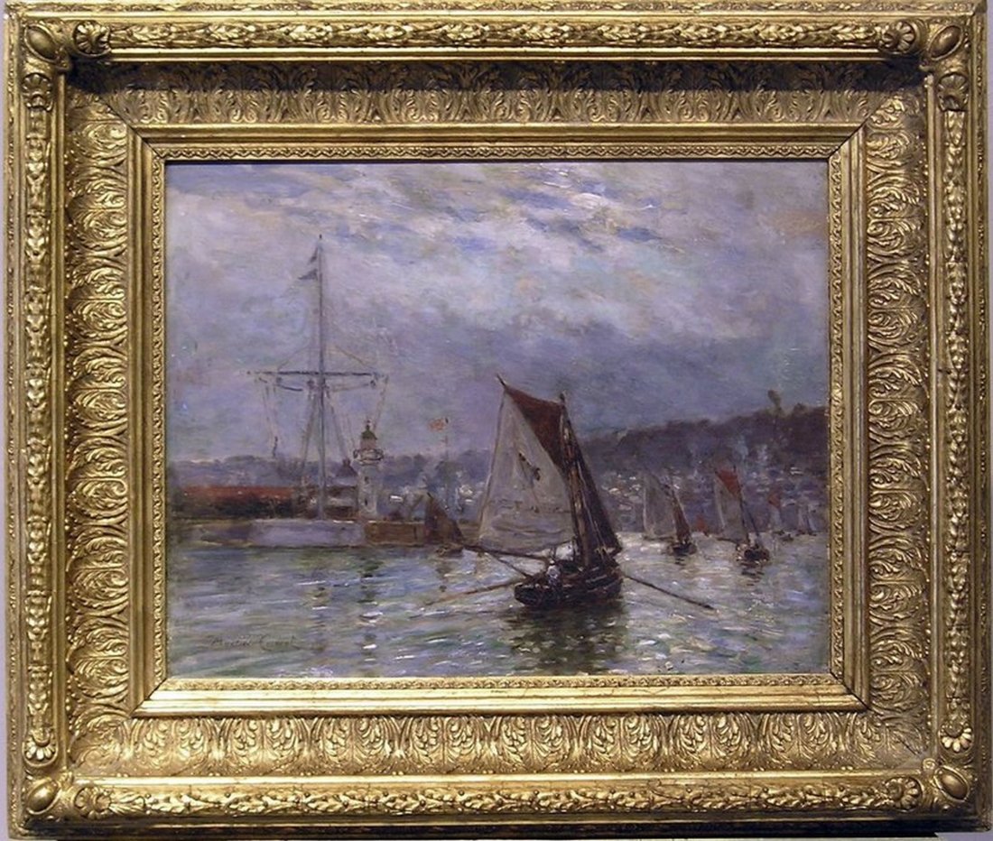 Maurice Courant, French, Honfleur Harbor