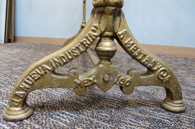 Antique Brass Baby Crib : Lot 181