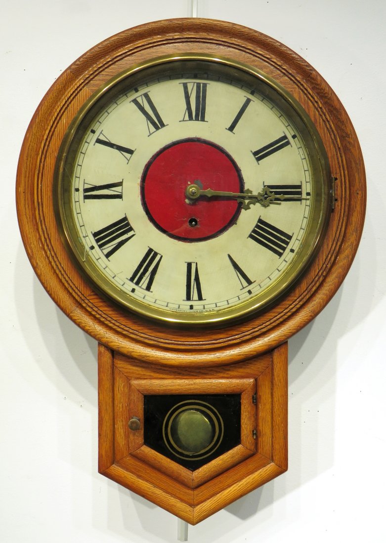 American "schoolhouse" Wall Clock