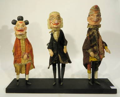 Rare Antique French Puppets Guignol Theater Etc