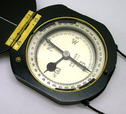989: PRECISION MADE IN USA DIETZGEN COMPASS