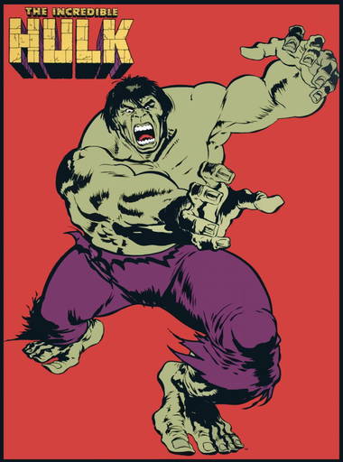 1990 The Incredible Hulk Poster