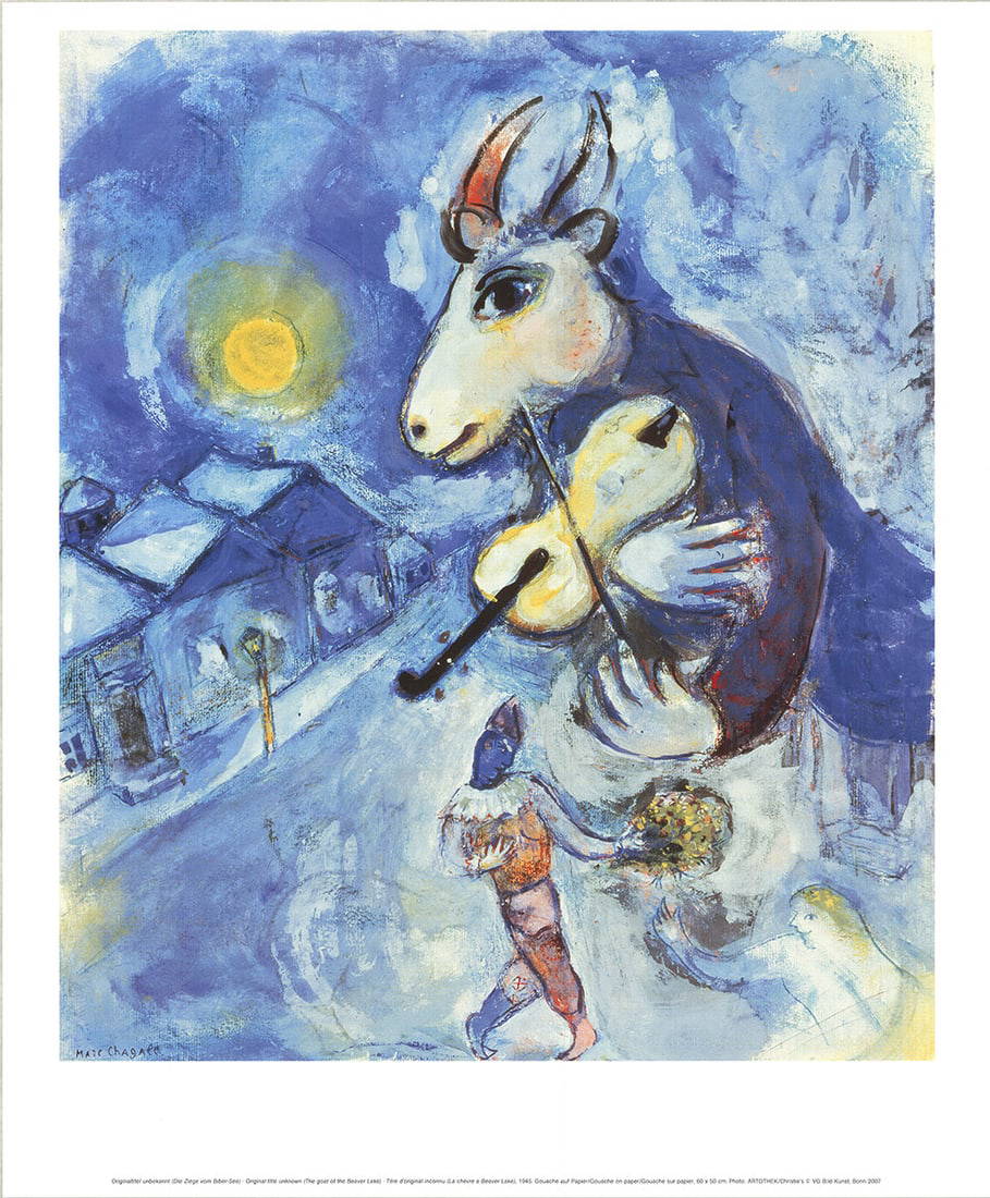 Buy Marc Chagall - The Goat Of The Beaver Lake - 2007 Offset Lithograph ...