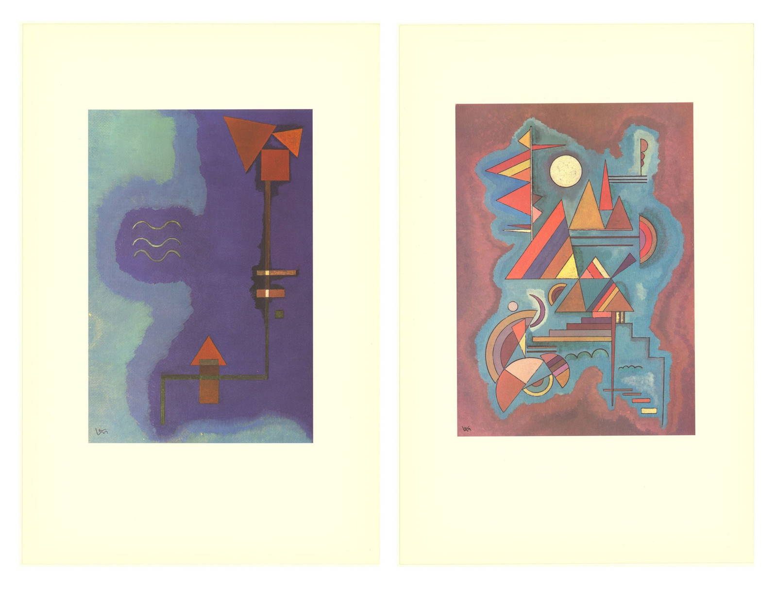 Buy Bundle- 2 Assorted Wassily Kandinsky Rare Lithographs | Dumbo ...