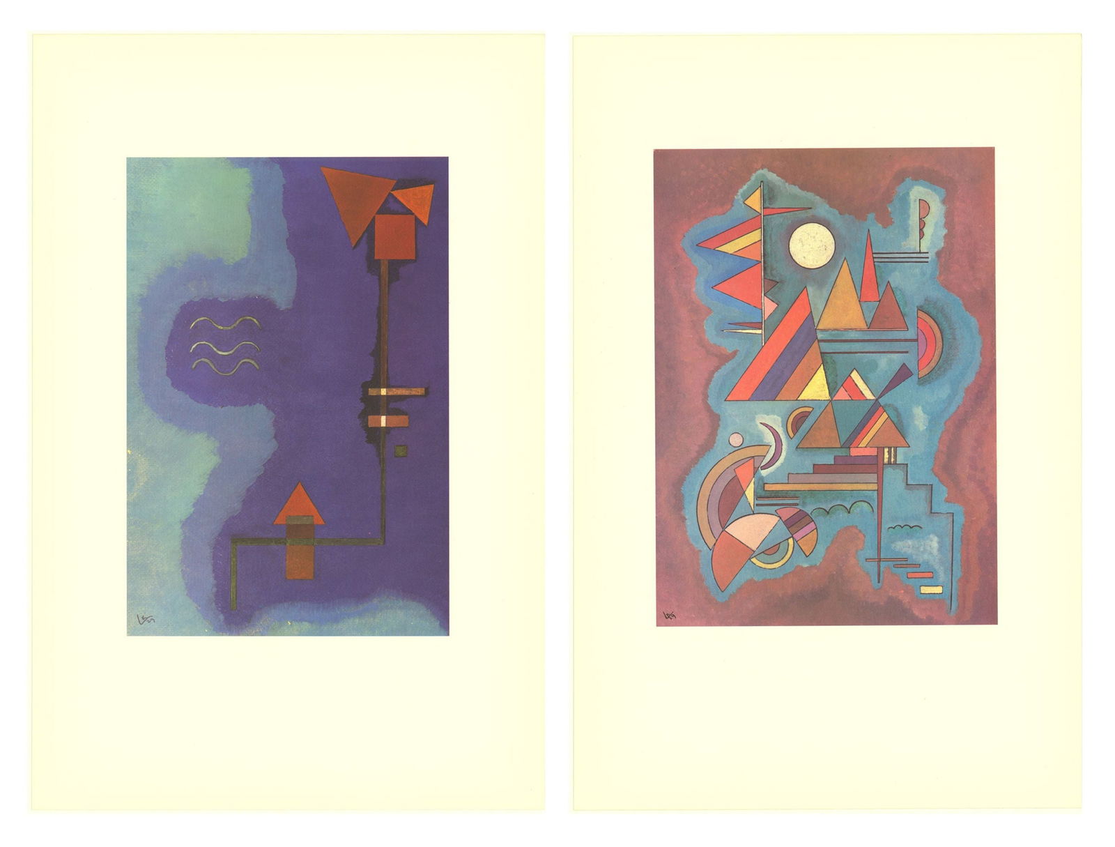 Buy Bundle- 2 Assorted Wassily Kandinsky Rare Lithographs | Dumbo ...