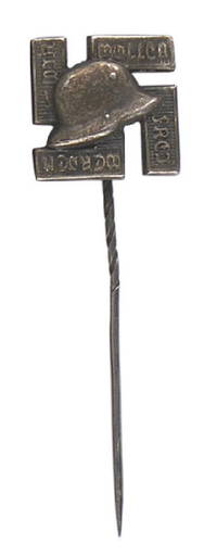 German Wwii Frontbann Badge Stick Pin