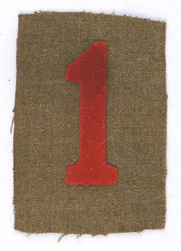 U.s. Wwi Big Red One 1st Division Patch