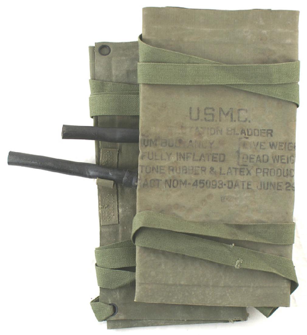 U.s. Marine Corps Wwii Flotation Bladder Pair