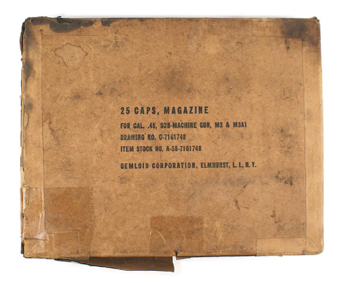 Original U.s. Wwii Box 25 Magazine Caps