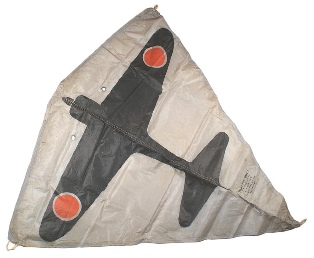 U.S. WWII training target kite Japanese Zero