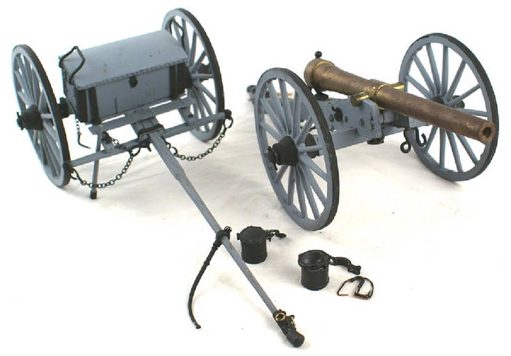 Civil War British Whitworth Cannon Model