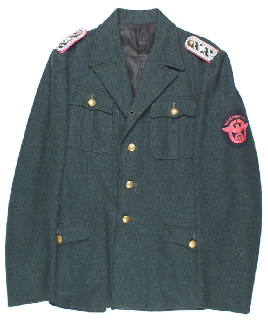 German WWII Factory Fire Service tunic